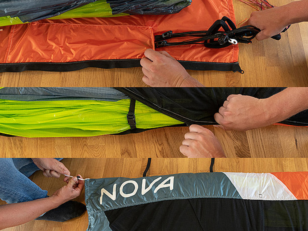NOVA Performance Paragliders - Concertina Bag Light