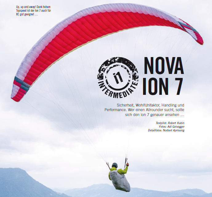 NOVA Performance Paragliders - ION 7